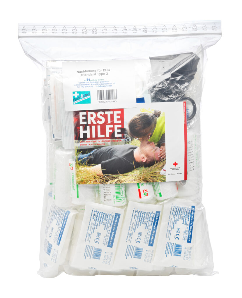 Nachfüllset für Erste Hilfe Box Labor - easymed.at Nachfüllset für Erste Hilfe Box Labor - easymed.at